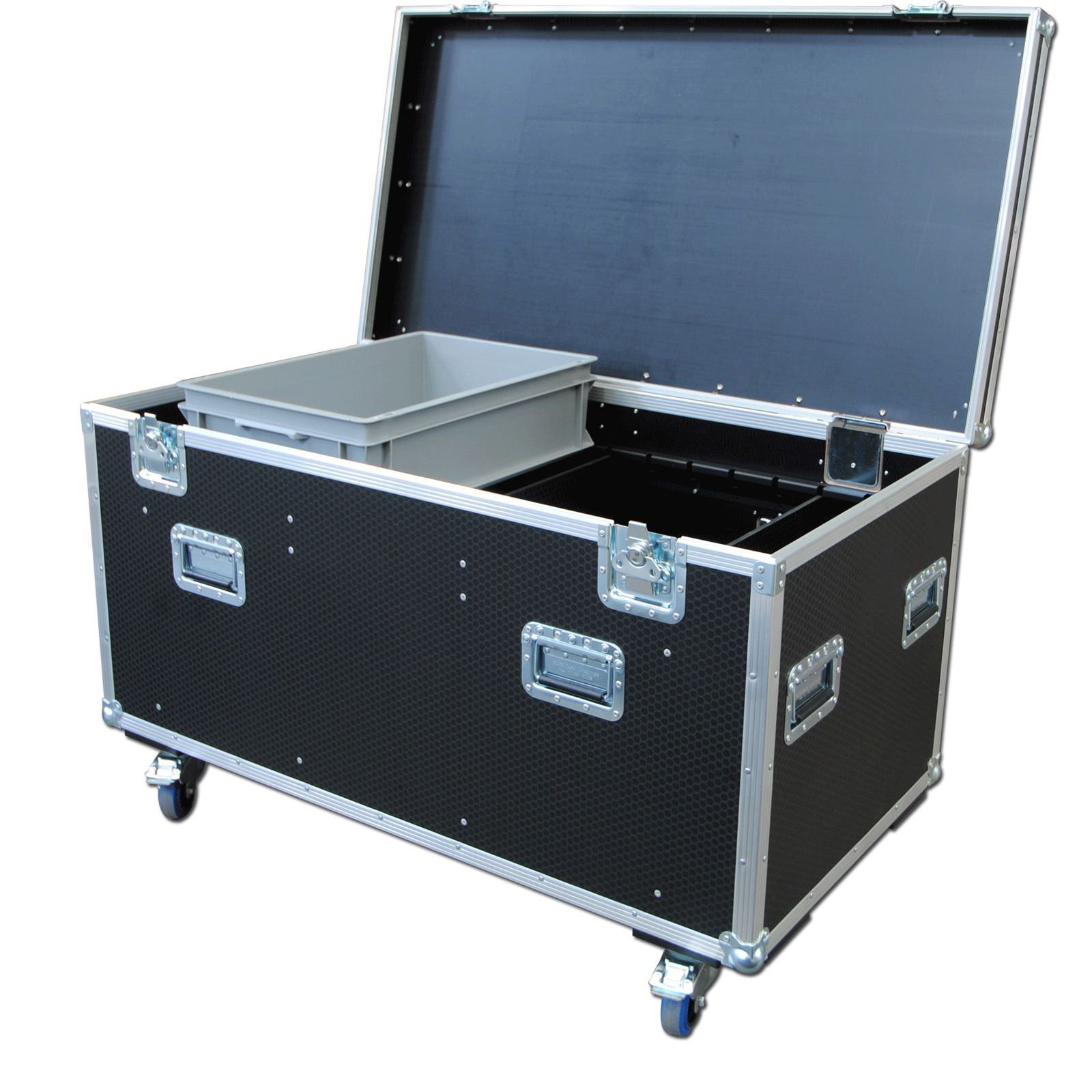 Cable Road Trunk With Divider System and Euro Storage Container