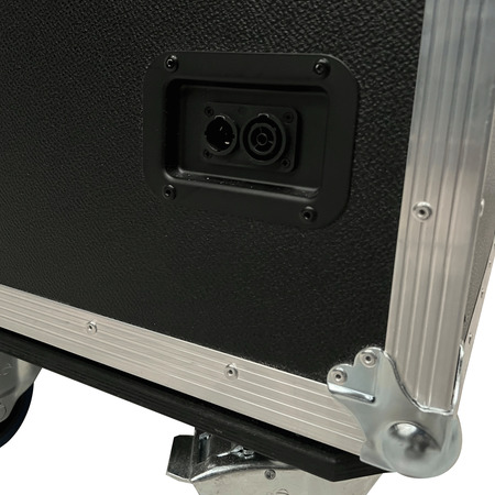 5 Drawer Backline Tool Flightcase With 3u Rack Space And Power