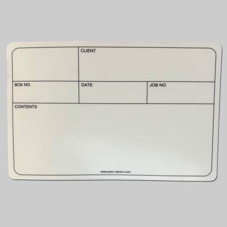 x1 Heavy Duty Flightcase Tour Label 290mm x 190mm