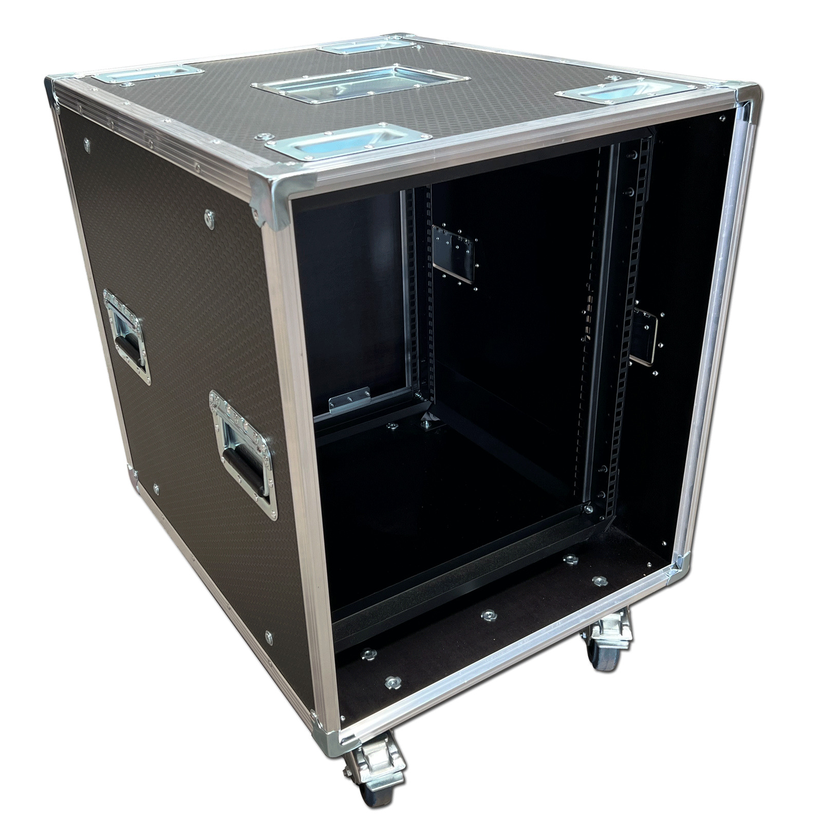 12u 19" Shockmount Slam Rack Flightcase