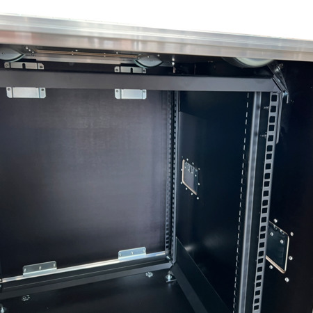 12u 19" Shockmount Slam Rack Flightcase