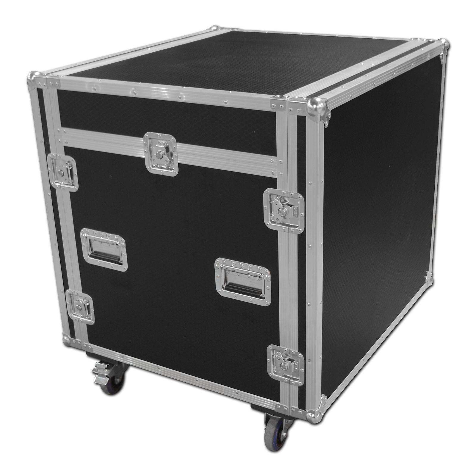 Mixer Flight Case With 12u Rack Space Top To Bottom