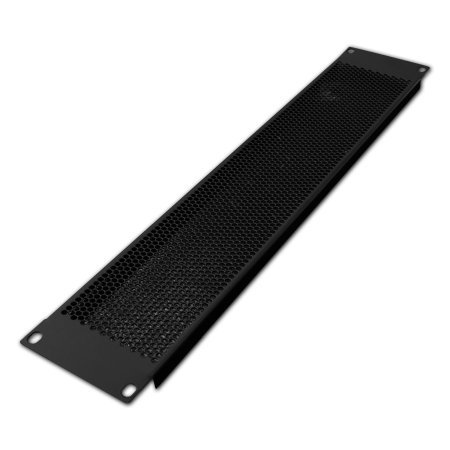 2u 19" Rack Panel Perforated Vented