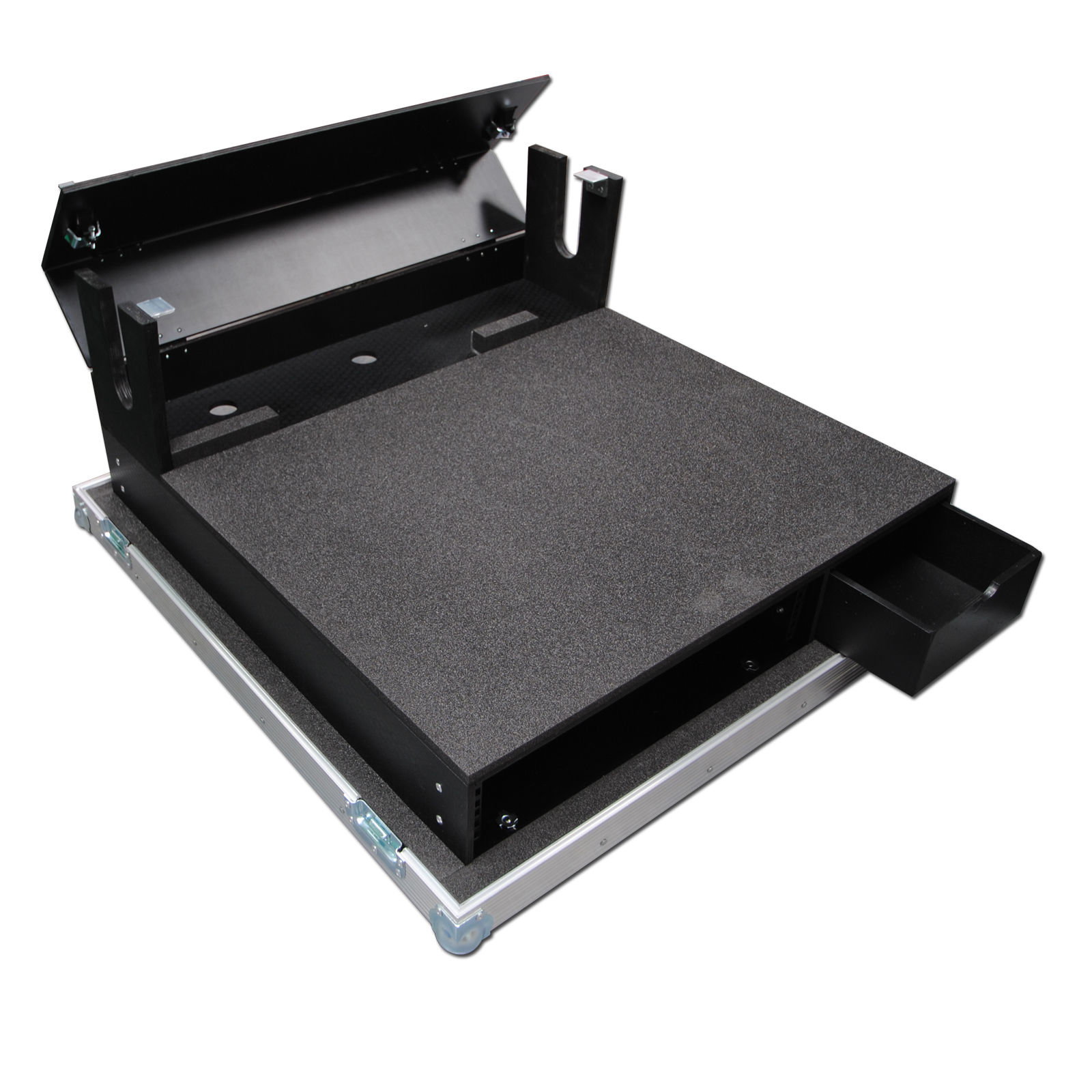 Roland M400 Mixer Flightcase With 2u Rack Space And Dog Box